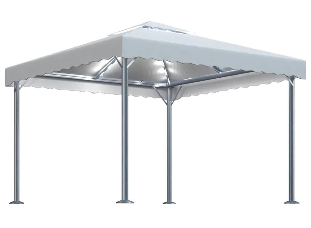 Kremowy namiot ogrodowy z oświetleniem LED - Irgan - Elior | Sklep ...