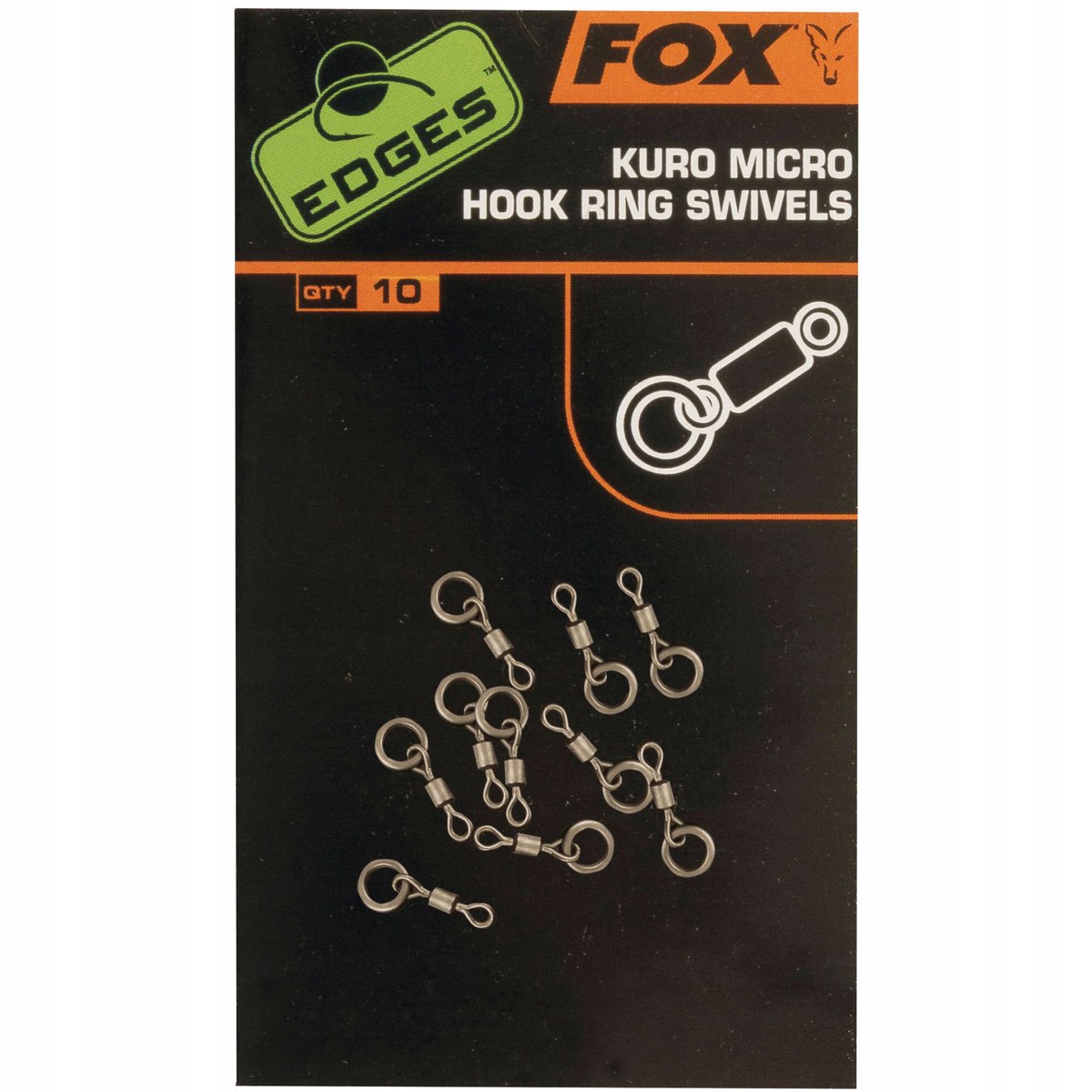 KRĘTLIKI FOX KURO MICRO HOOK RING SWIVELS - Fox | Sport Sklep EMPIK.COM