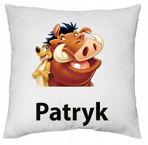 Król Lew Timon i Pumba FOTO PODUSZKA PREZENT +IMIĘ - Atram | Sklep ...