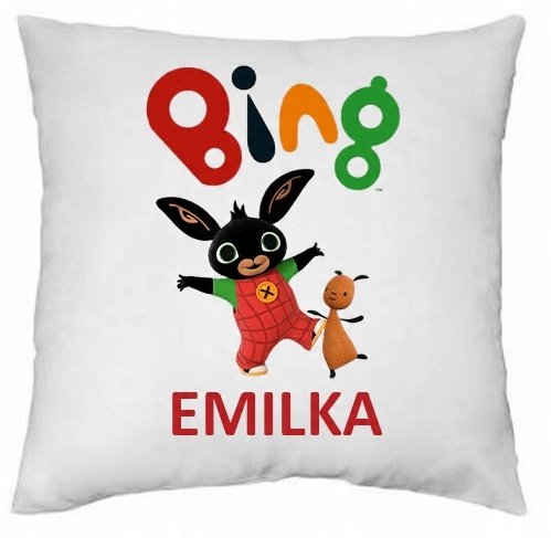 Królik Bing Bajka FOTO PODUSZKA PREZENT + IMIĘ - Atram | Sklep EMPIK.COM