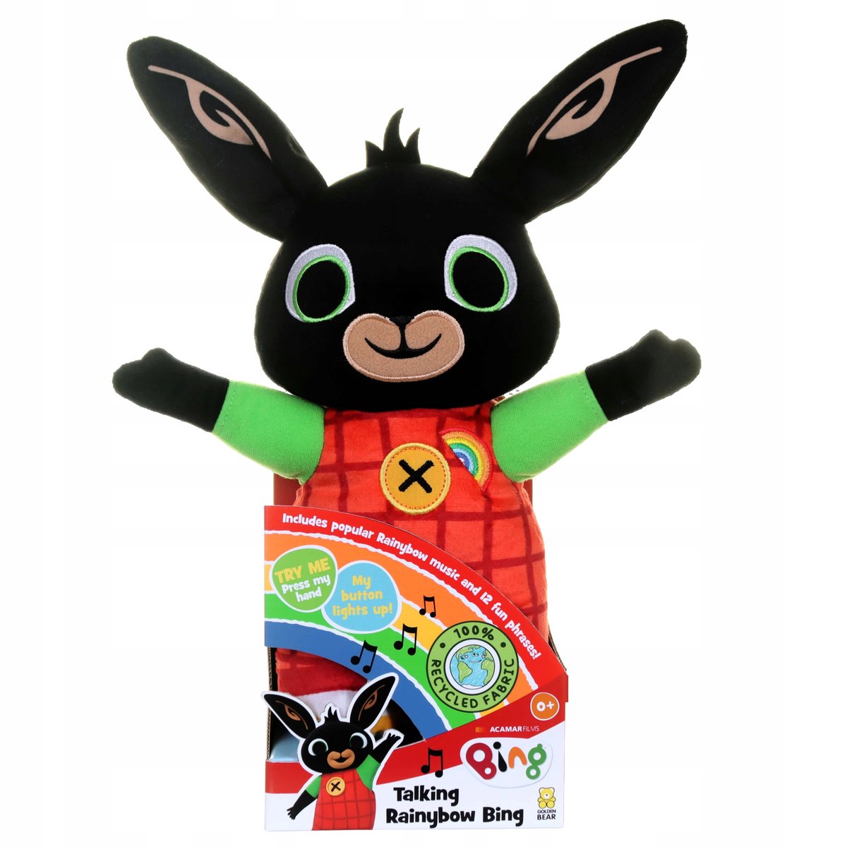 KRÓLIK BING Tęczowy Mówiący PO POLSKU Bing - Golden Bear | Sklep EMPIK.COM