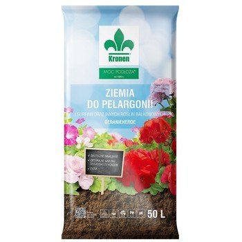 Kronen - Ziemia Do Pelargonii, Surfinii I Roślin Balkonowych 50L - Kronen | Sklep EMPIK.COM