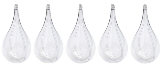 KROPELKA ŁEZKA AKRYLOWA WISZĄCA 5 SZTUK 12CM AKR-12 - ALIGA | Sklep ...