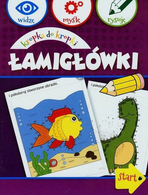 Kropka do kropki. Łamigłówki - Opracowanie zbiorowe | Książka w Sklepie EMPIK.COM