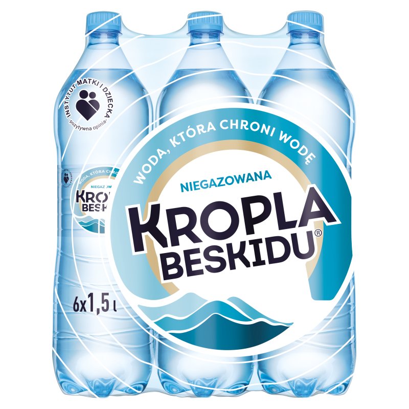 Kropla Beskidu Naturalna woda mineralna niegazowana 1,5 l x 6 sztuk ...