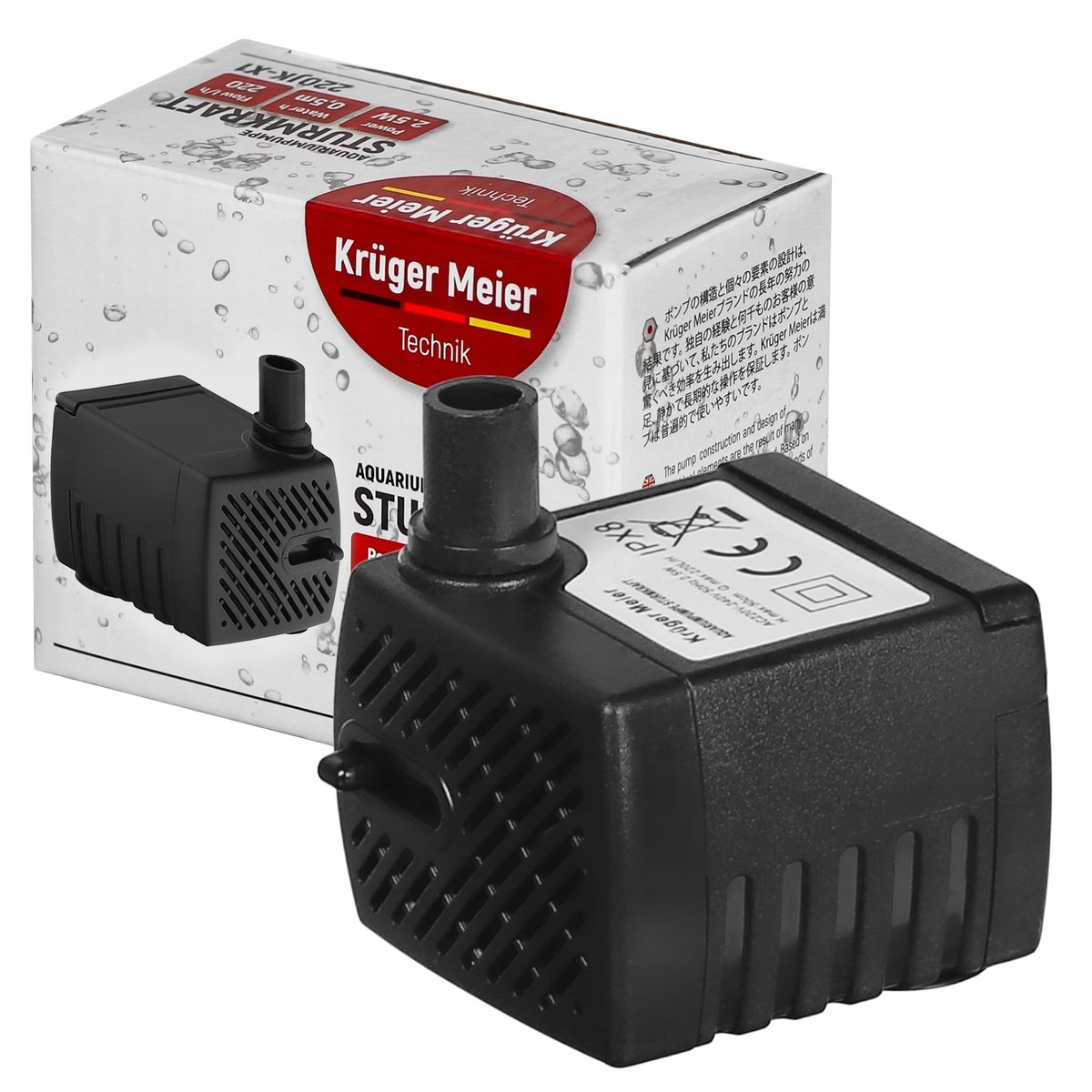 KRUGER MEIER STURMKRAFT 300RH-X2 - POMPA WODY 300L/H - Inna marka ...