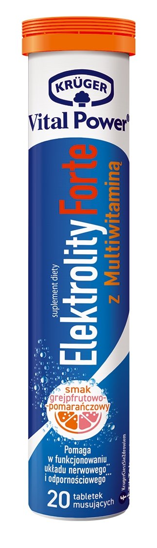 Kruger Vital Power Elektrolity Forte z Multiwitaminą 86g | Sklep EMPIK.COM