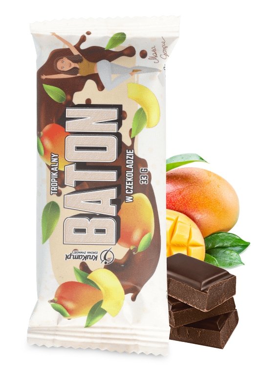 Krukam Batonik Daktylowy Tropikalny w Czekoladzie 33g - KRUKAM | Sklep ...