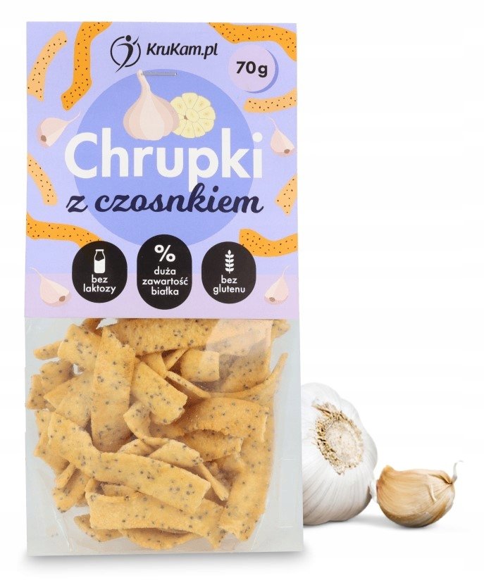 Krukam Chrupki Z Czosnkiem 70G - KRUKAM | Sklep EMPIK.COM