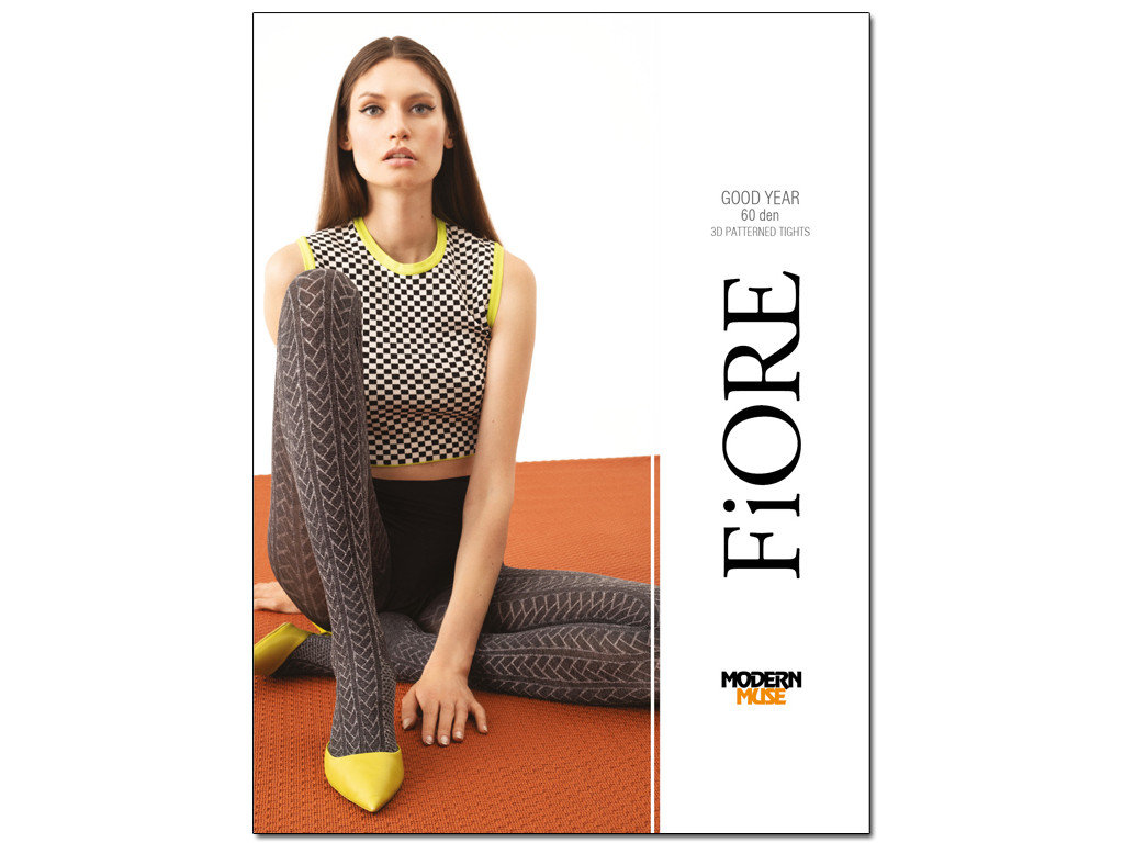 Kryjace Rajstopy Damskie 60Den Melanżowy Wzór Black 2 - FiORE | Moda ...