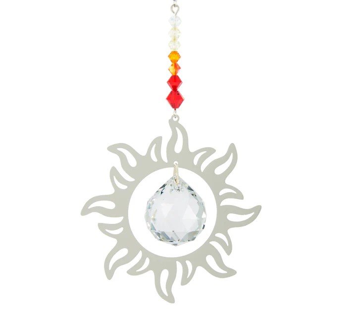 Kryształowy Łapacz Słońca FLAMING SUN / Płonące Słońce FENG SHUI - CR56 ...