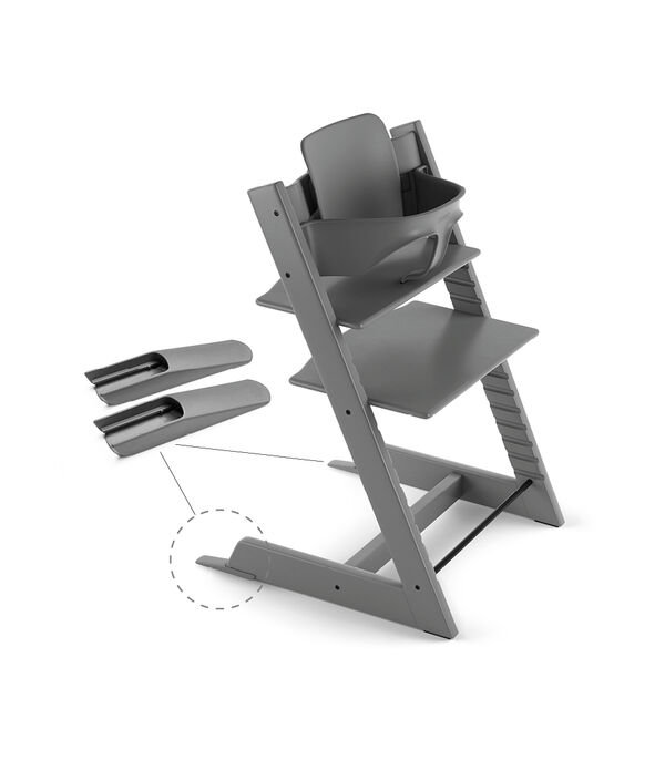 Krzesełko Stokke Tripp Trapp Storm Grey Baby Set - Stokke | Sklep EMPIK.COM