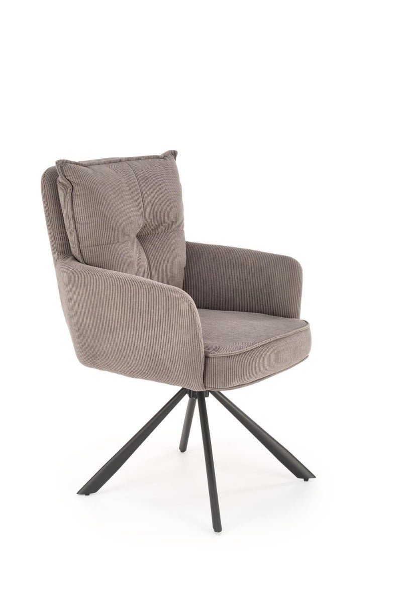 Krzesło tapicerowane K528 szare obracane - Halmar | Sklep EMPIK.COM