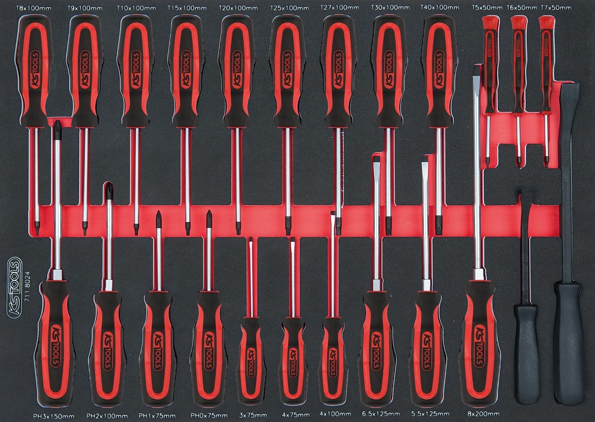KS TOOLS SCS Zestaw wkrętaków, 24-szt wkładce systemowej 1/1 - KS Tools | Sklep EMPIK.COM