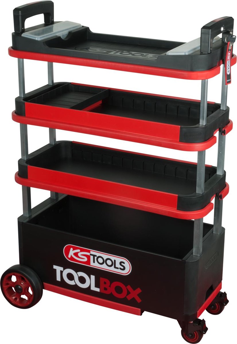 KS TOOLS TOOLBOX Wózek z narzędziami / wózek montażowy, chowane i - KS ...