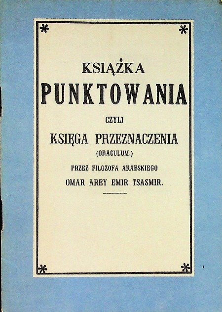 Książka punktowania czyli księga przeznaczenia - W opisie | Książka w Empik