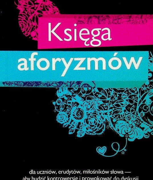 Księga aforyzmów - W opisie | Książka w Empik