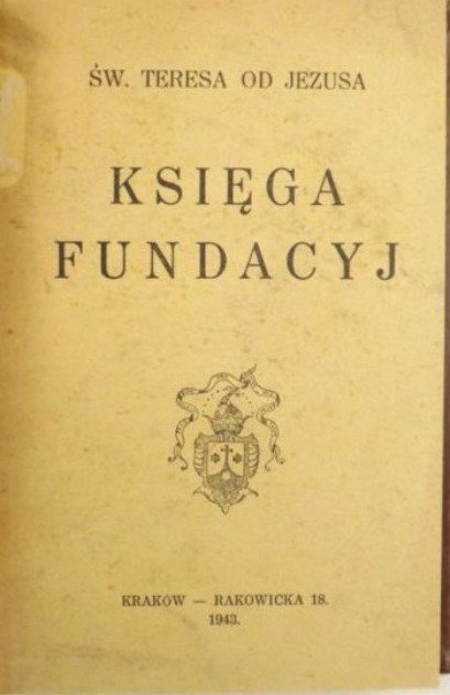 Księga fundacyj 1943 r. - W opisie | Książka w Empik