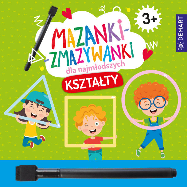 Kształty. Mazanki-zmazywanki dla najmłodszych - Anna Borchard | Książka ...