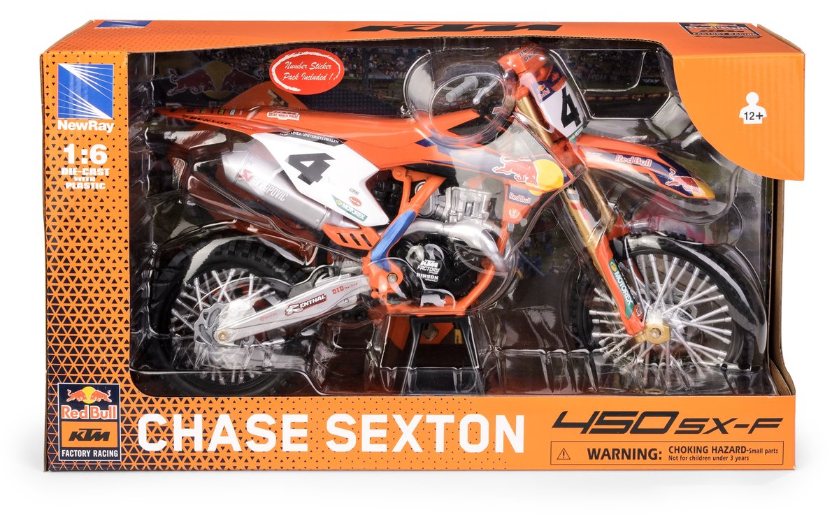 KTM 450 SX-F Red Bull 2024 Chase Sexton 1:6 - NewRay | Sklep EMPIK.COM