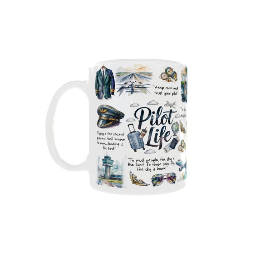 Kubek 300ml dla Pilota lotnisko samolot Pilot Life - Inna marka | Sklep ...