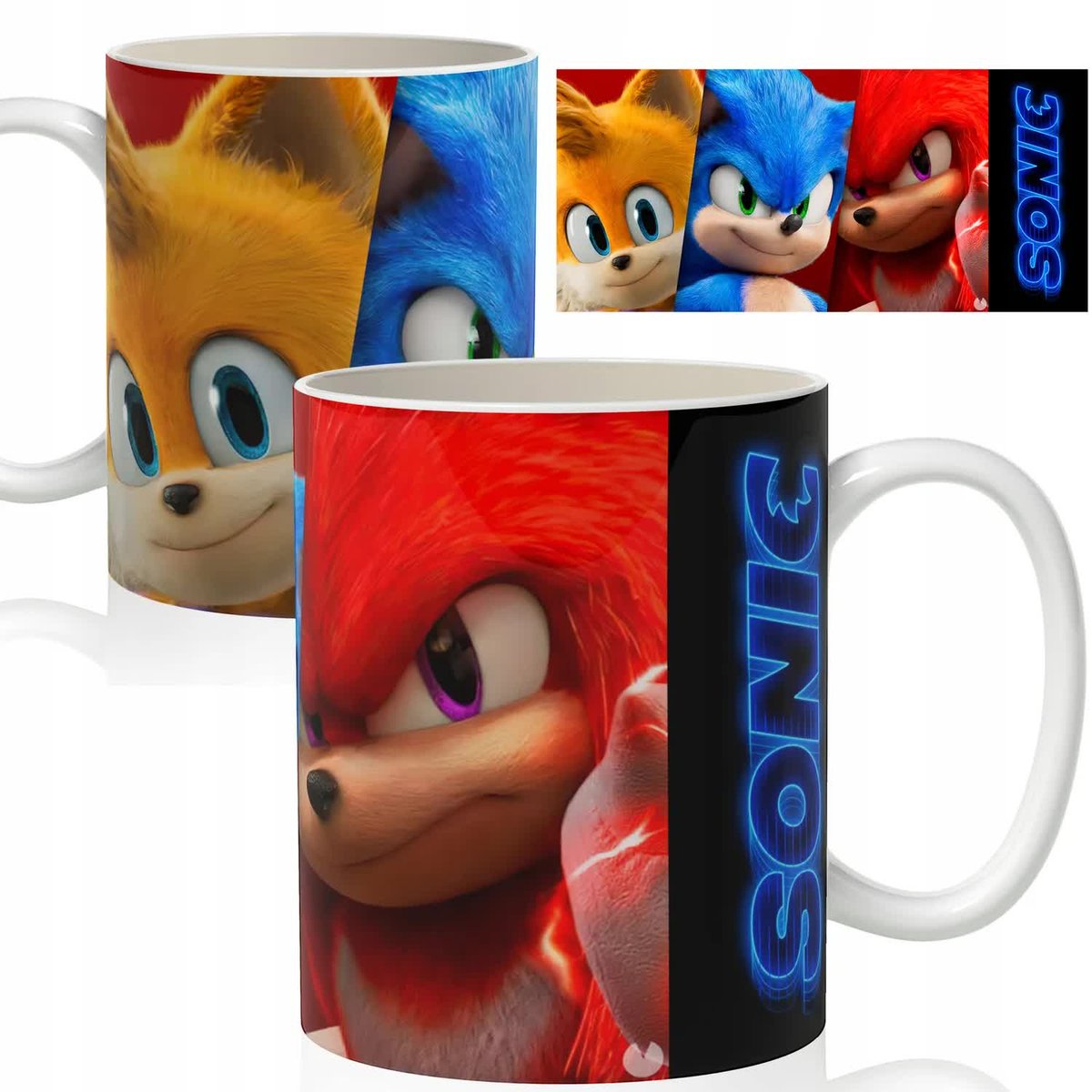 KUBEK 330ml PREZENT Wiele Wzorów SONIC Twoje IMIĘ - Inna marka | Sklep ...