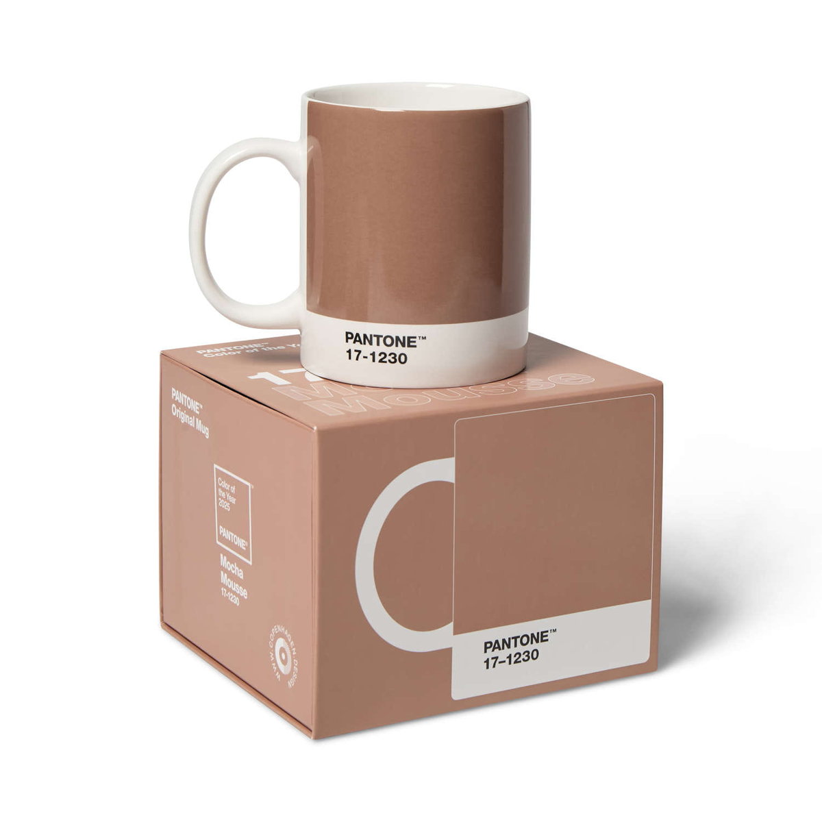 Kubek 375ml PANTONE MUG Kolor Roku 2025 PANTONE 17-1230 Mocha Mousse ...