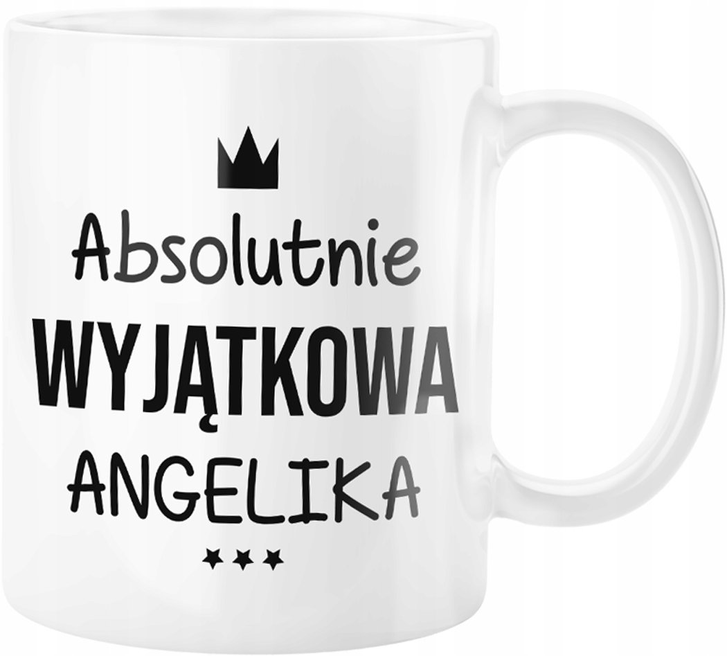 KUBEK ABSOLUTNIE WYJĄTKOWA ANGELIKA SUPER UPOMINEK - Inna marka | Sklep ...