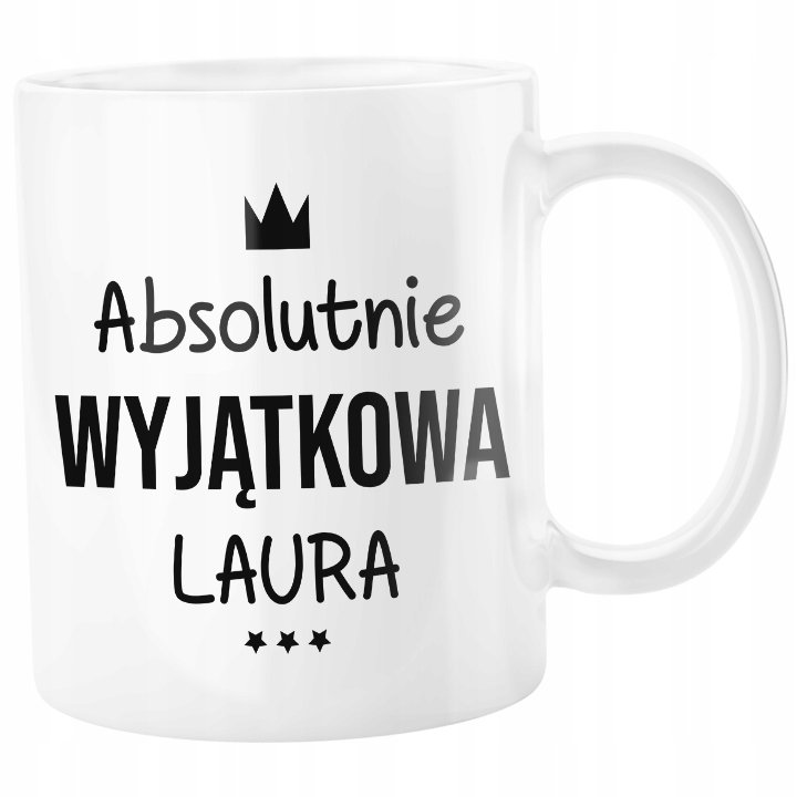 KUBEK ABSOLUTNIE WYJĄTKOWA LAURA SUPER UPOMINEK - Inna marka | Sklep ...