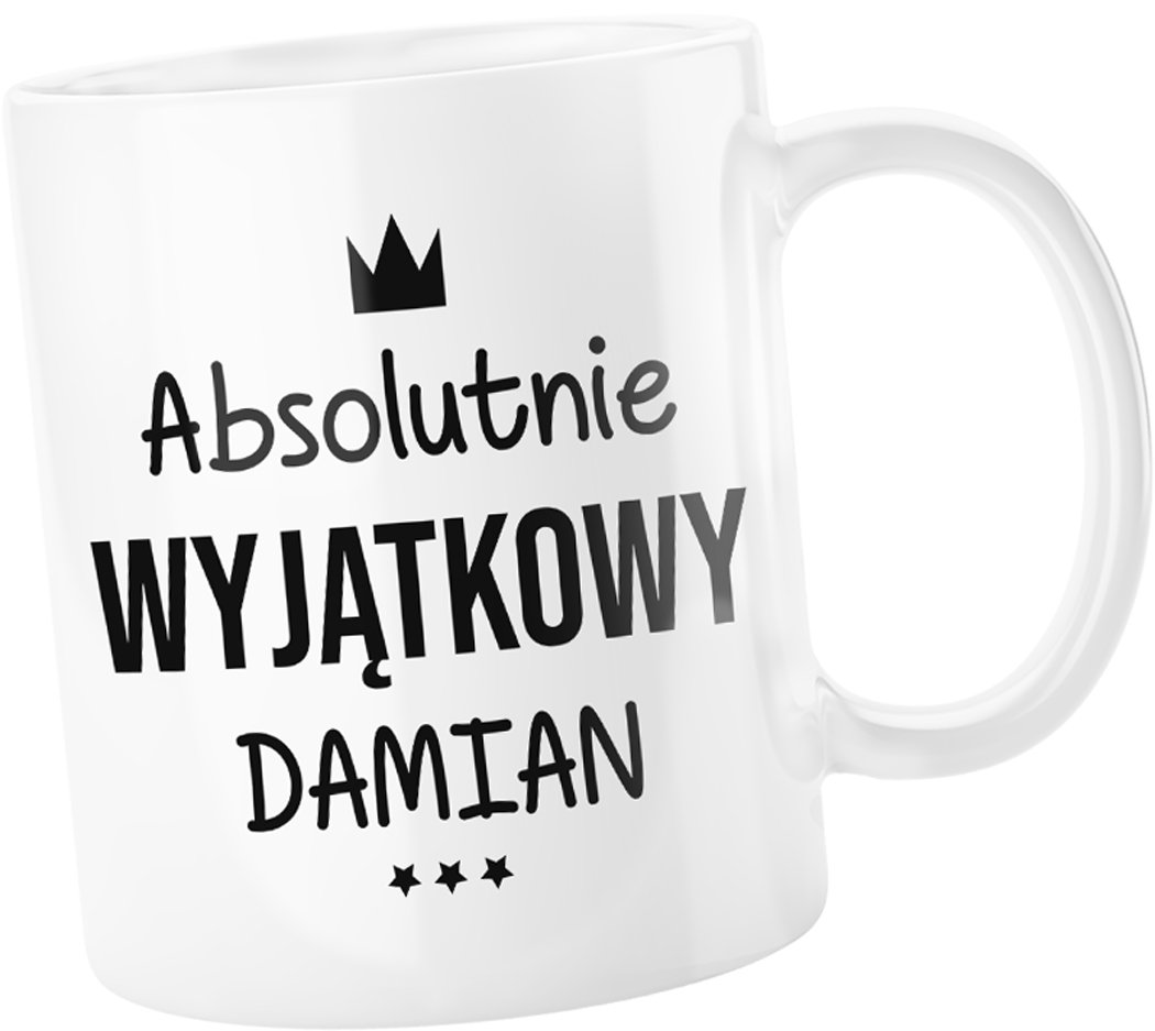 KUBEK ABSOLUTNIE WYJĄTKOWY DAMIAN SUPER UPOMINEK - Inna marka | Sklep ...