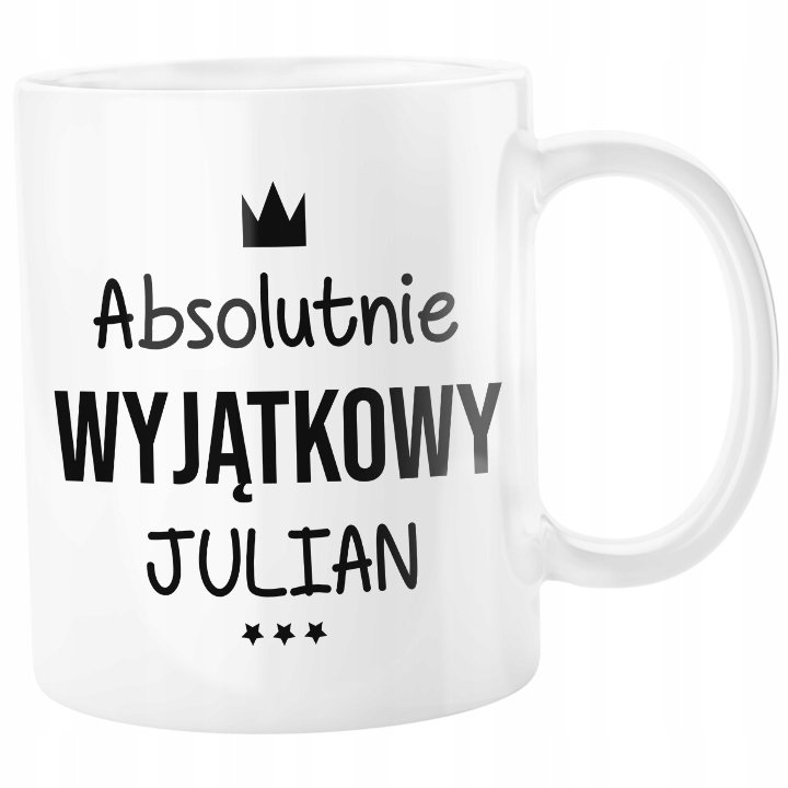 KUBEK ABSOLUTNIE WYJĄTKOWY JULIAN SUPER UPOMINEK - Inna marka | Sklep ...