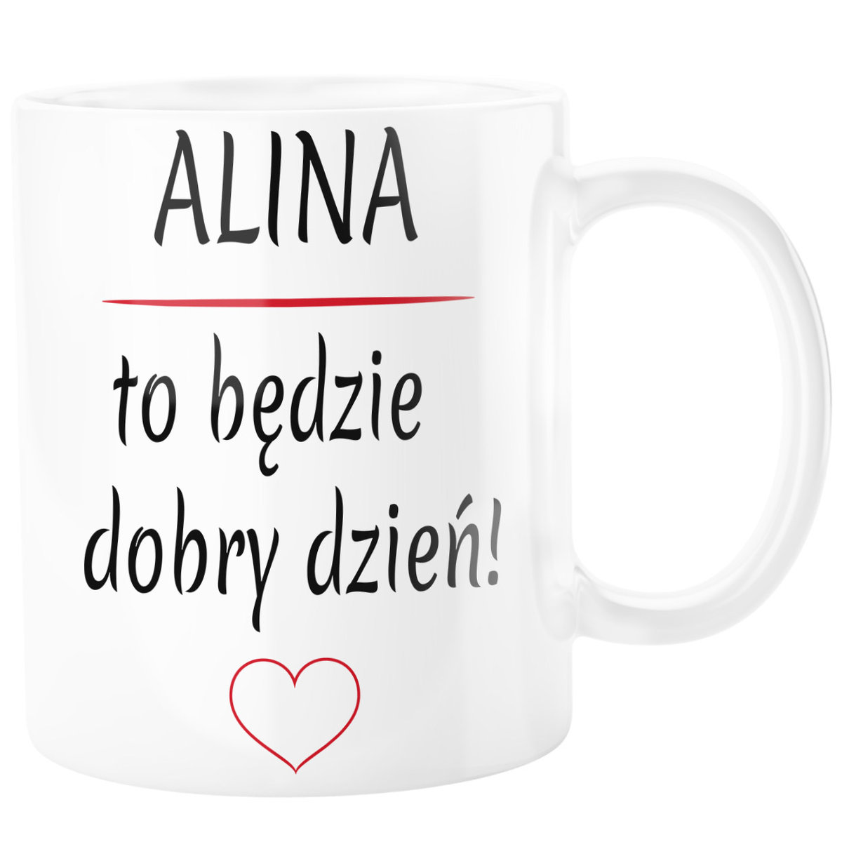 KUBEK ALINA TO BĘDZIE DOBRY DZIEŃ PREZENT - Inna marka | Sklep EMPIK.COM