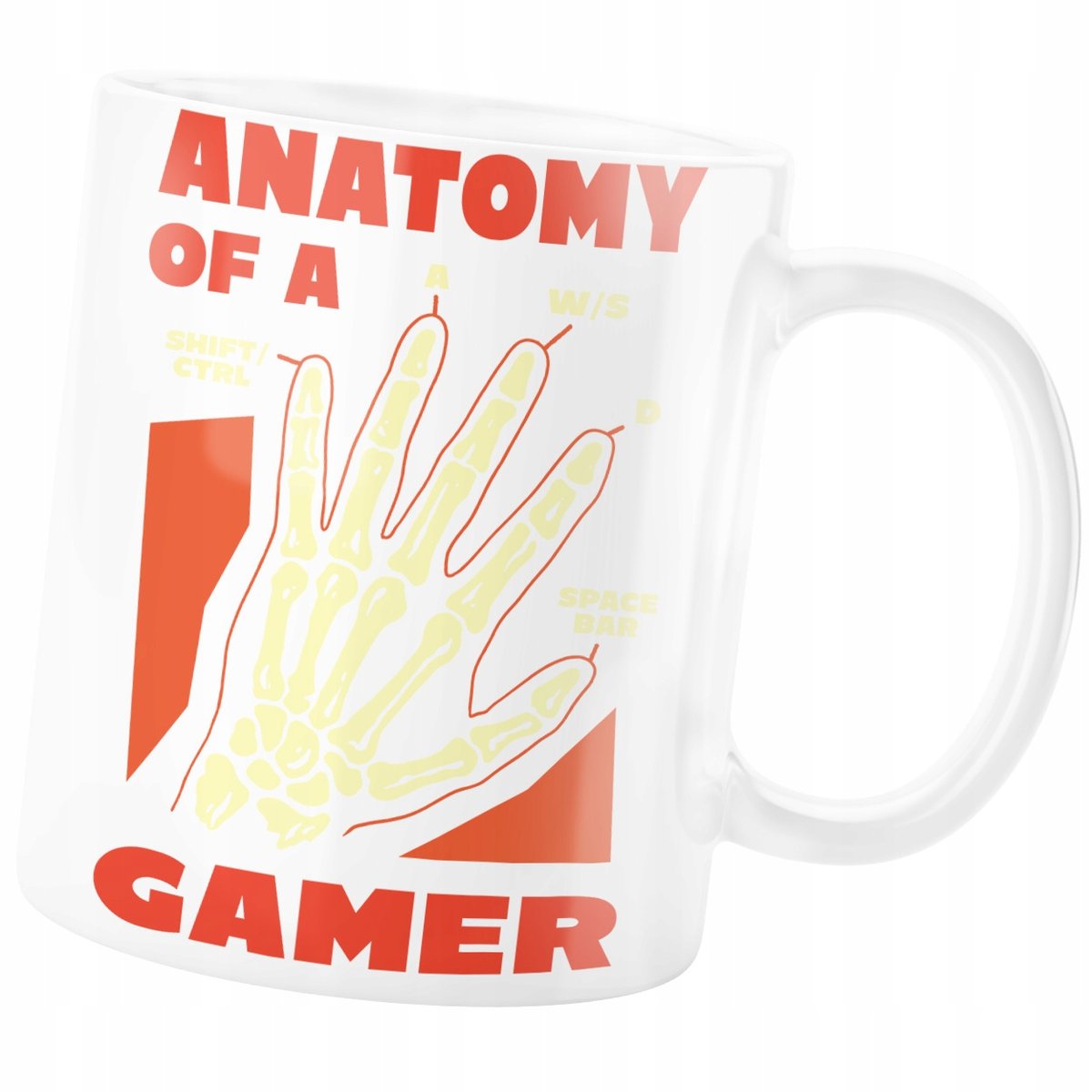 KUBEK ANATOMIA GRACZA ZABAWNY PREZENT DLA GRACZA GAMER - StudioGraficzneKT | Sklep EMPIK.COM