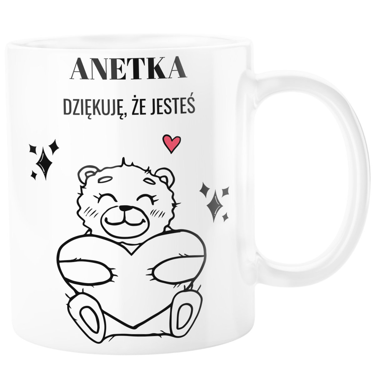 KUBEK ANETKA DZIĘKUJĘ ŻE JESTEŚ PREZENT - Inna marka | Sklep EMPIK.COM