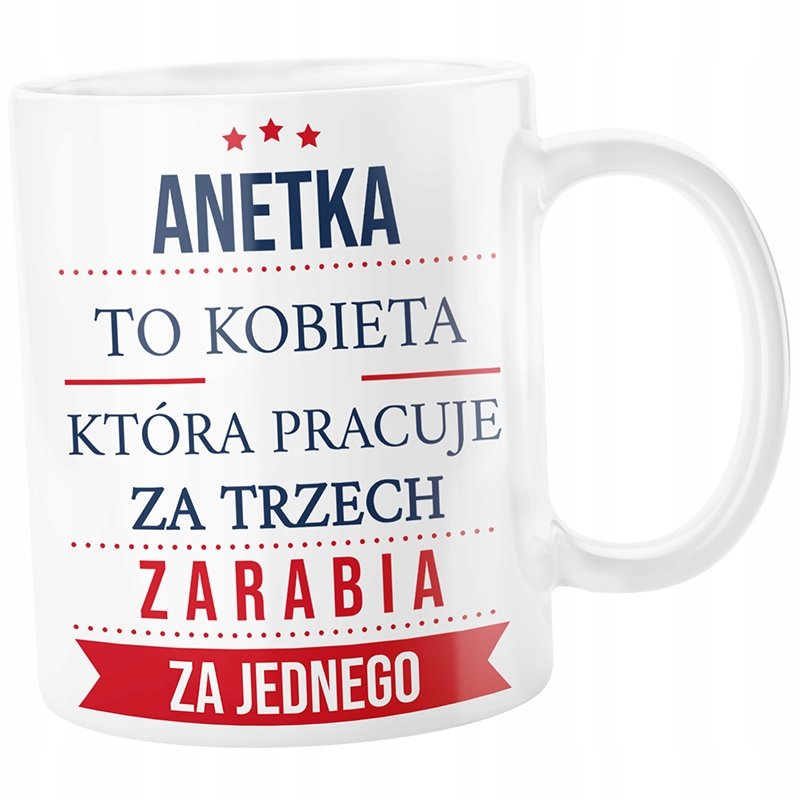 KUBEK ANETKA KTÓRA PRACUJE ZA TRZECH PREZENT PRACA - DrukPrezent ...
