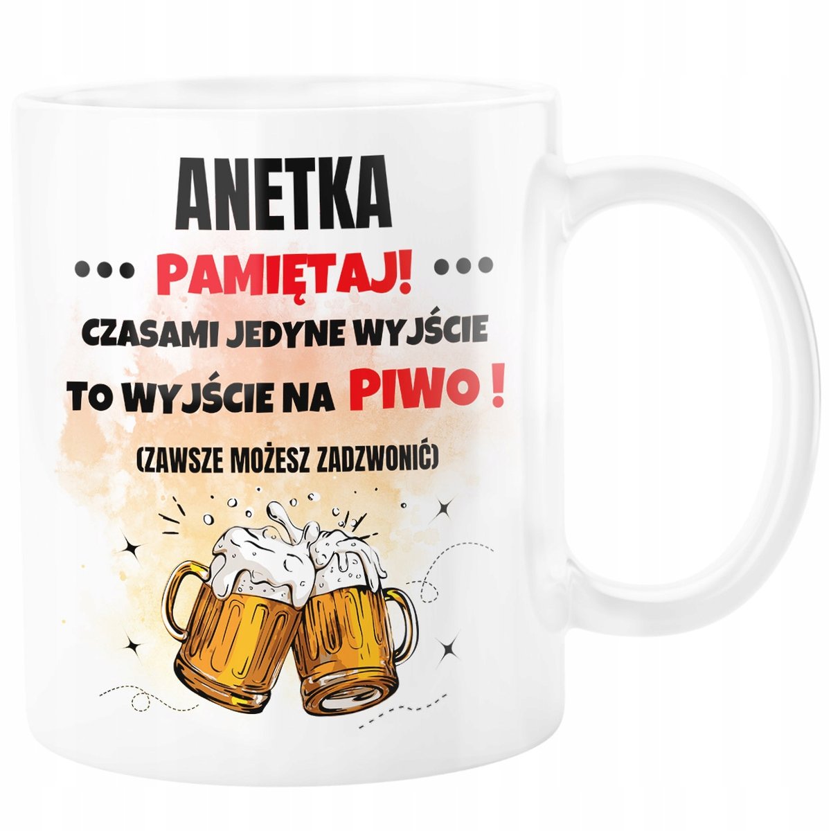 KUBEK ANETKA PODZIĘKOWANIA KONIEC PRACY WYJŚCIE NA PI WO - Inna marka ...