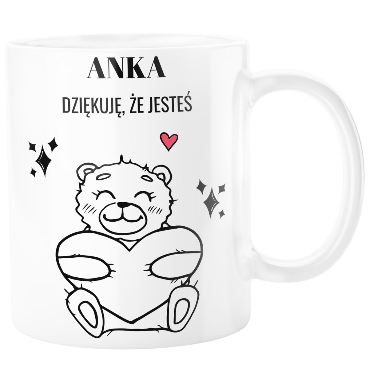 KUBEK ANKA DZIĘKUJĘ ŻE JESTEŚ PREZENT - Inna marka | Sklep EMPIK.COM