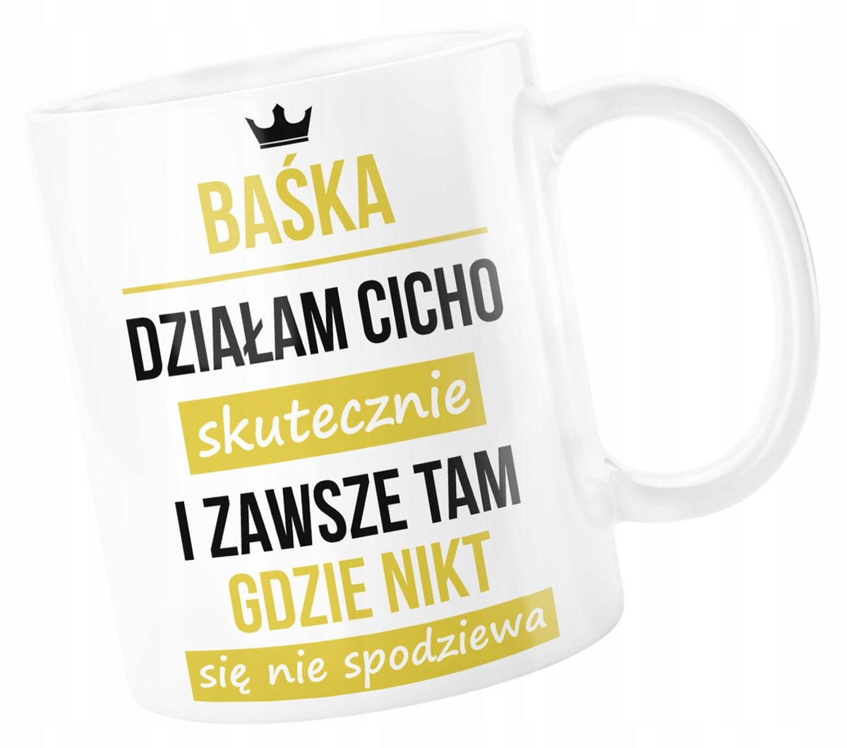 KUBEK BAŚKA DZIAŁAM CICHO SKUTECZNIE - Inna marka | Sklep EMPIK.COM