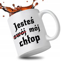 KUBEK BIAŁY PREZENT DLA FANA SERIALU 1670 JESTEŚ MÓJ SWÓJ CHŁOP WZORY - Inna marka | Sklep EMPIK.COM