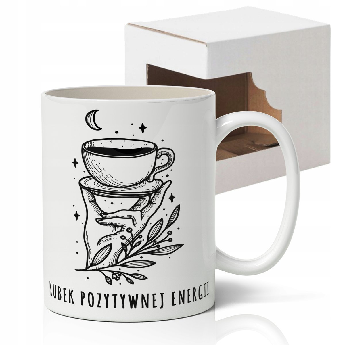 KUBEK BIAŁY wzór KAWA 08 prezent, kubek do pracy - StyleCouture | Sklep EMPIK.COM