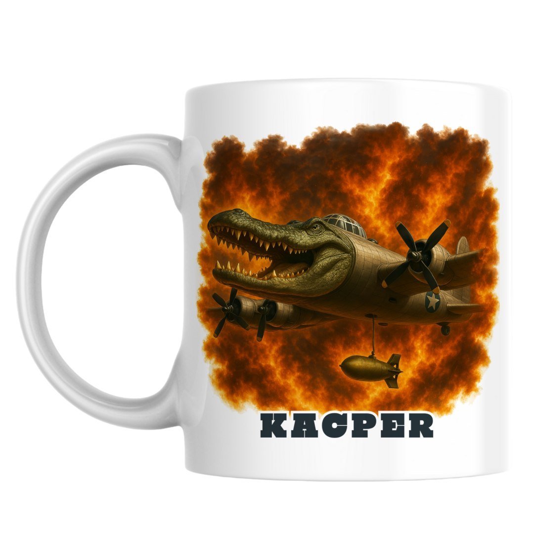 Kubek Bombardino Crocodilo dla kolegi brainrot krokodyl bombowiec ...