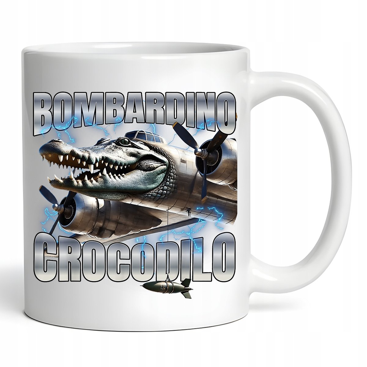 Kubek BOMBARDINO CROCODILO Viral Brainrot Italian Trend BOMBARDIRO ...