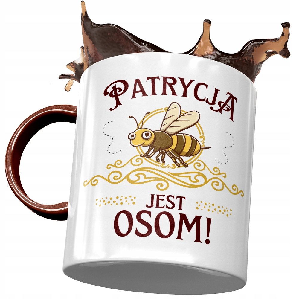 Kubek Bordowy Dla Patrycji Koleżanki Żony Prezent z Nadrukiem ze Zdjęciem - PoliDraw | Sklep ...