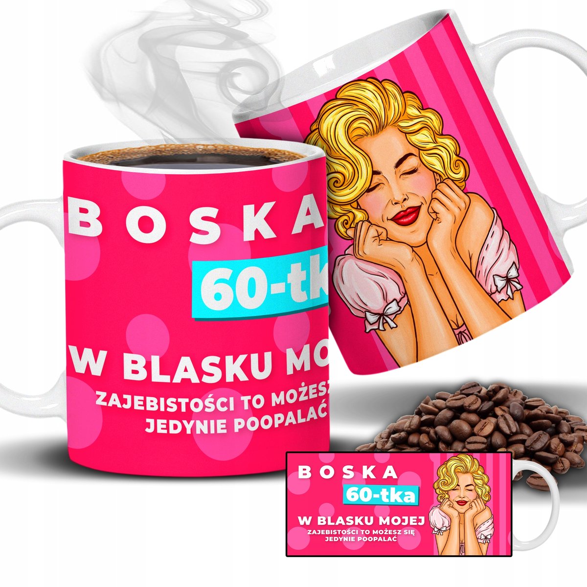 KUBEK BOSKA 60-TKA PREZENT DLA NIEJ URODZINY Wzory - StyleCouture ...