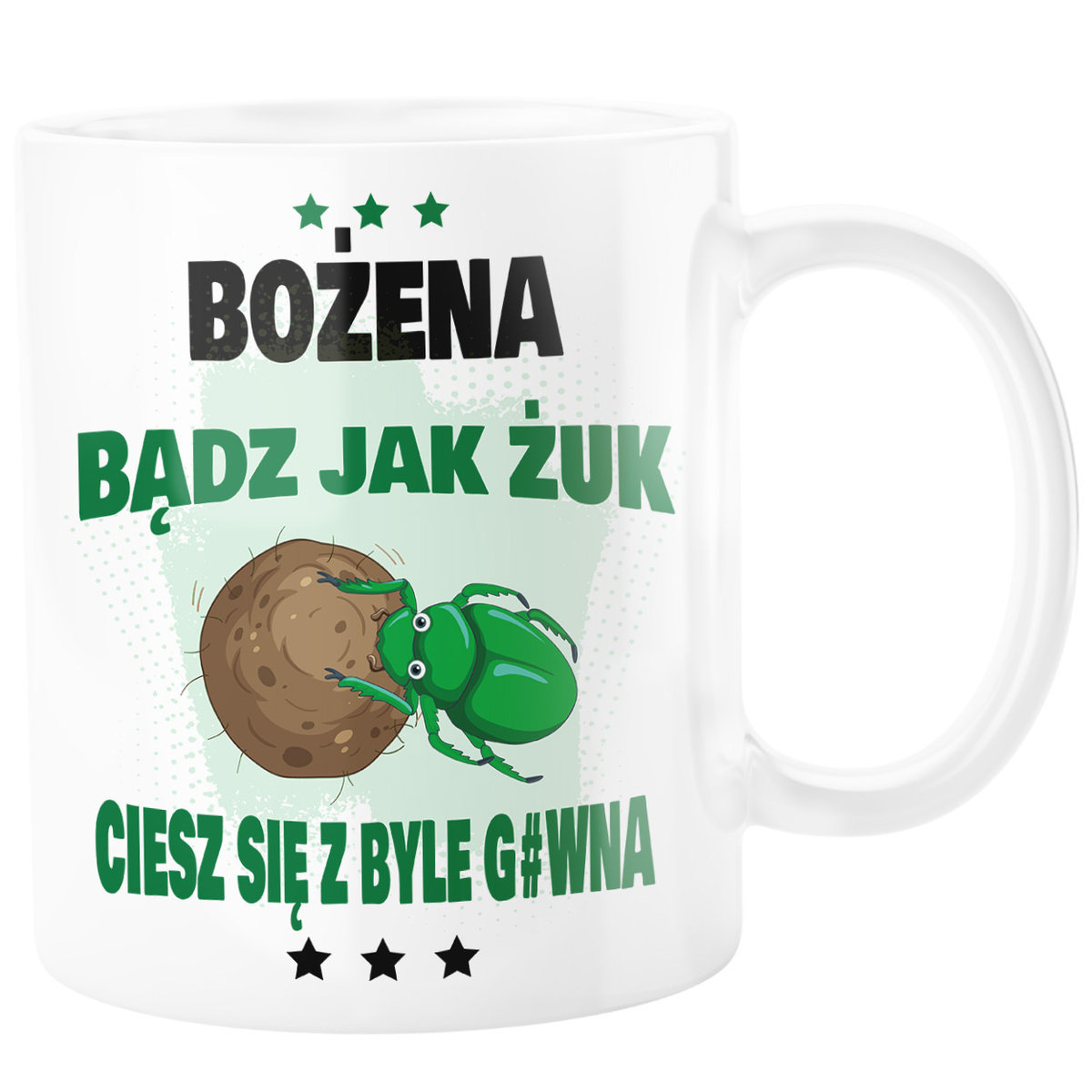 KUBEK BOŻENA BĄDŹ JAK ŻUK ŚMIESZNY PREZENT - Inna marka | Sklep EMPIK.COM