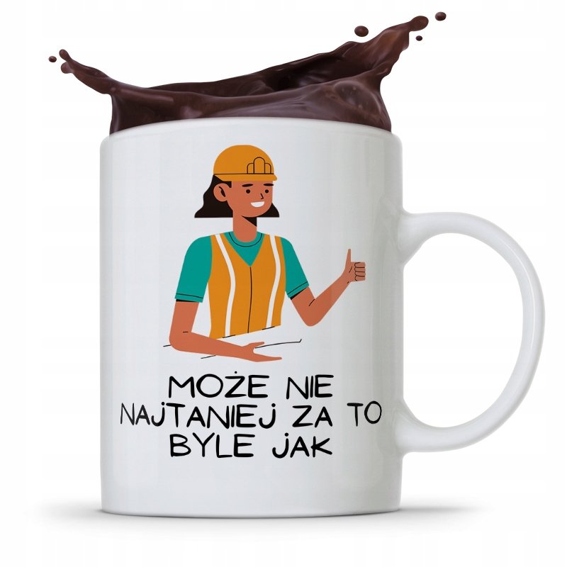 KUBEK BUDOWLAŃCA MOŻE NIE NAJTANIEJ ZA TO BYLE JAK z Nadrukiem ze ...