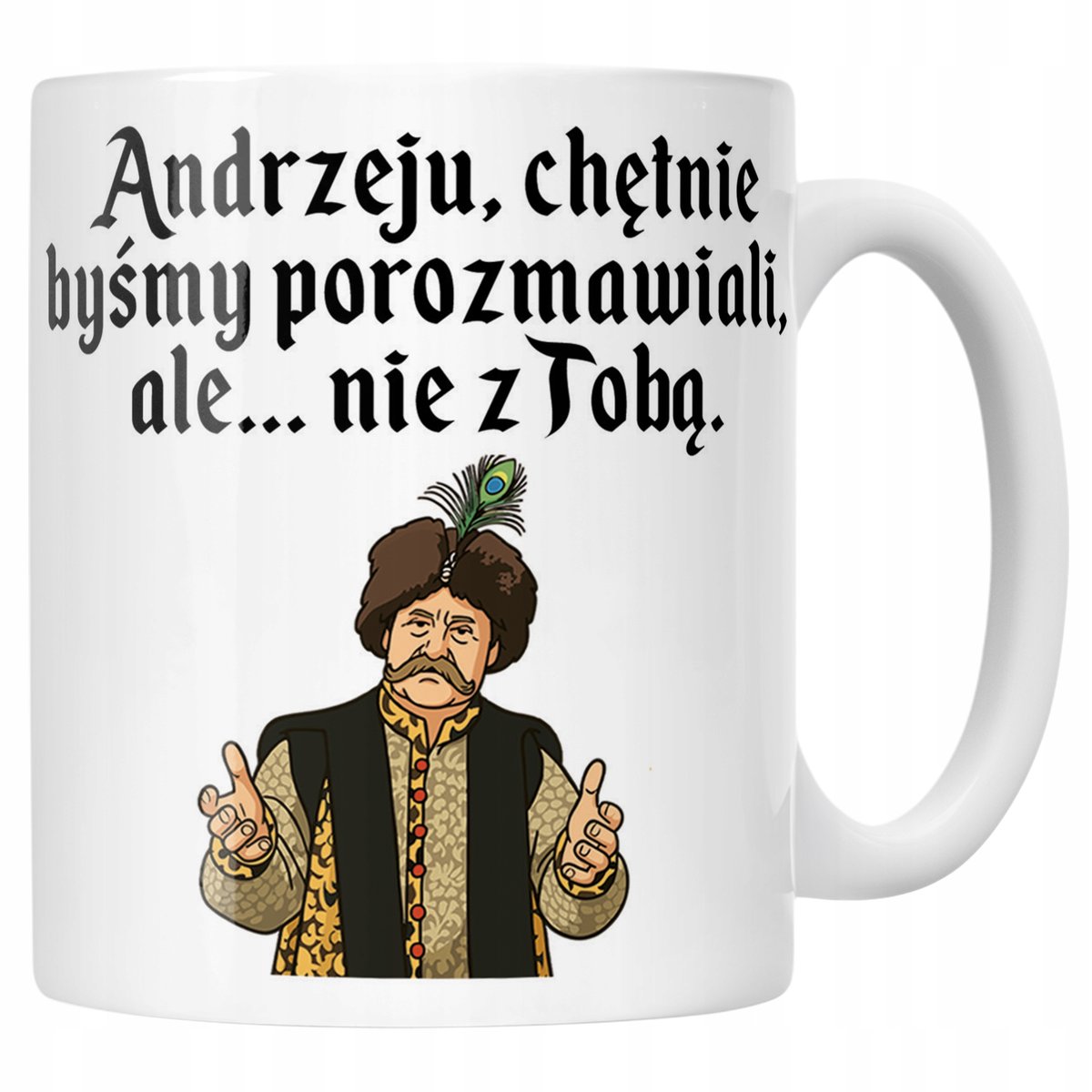 Kubek ceramiczny 1670 Andrzeju Chętnie Byśmy Porozmawiali Jan Paweł - Bullz | Sklep EMPIK.COM