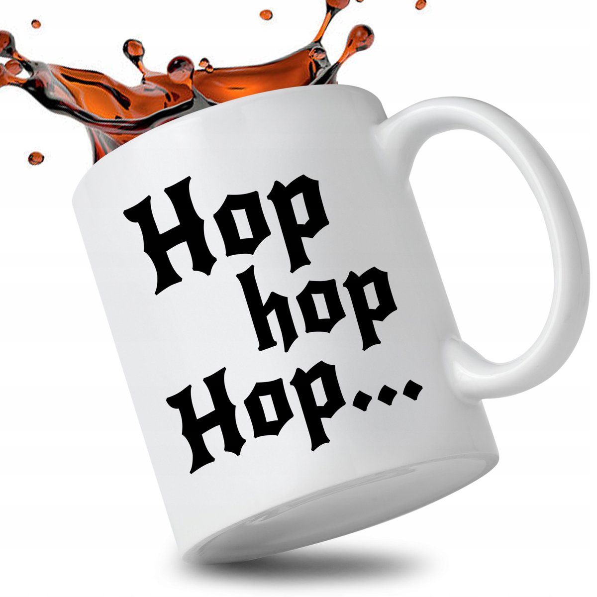 Kubek ceramiczny, 1670 HOP HOP HOP MIXORÓW, 330 ml, StyleCouture, biały - StyleCouture | Sklep ...