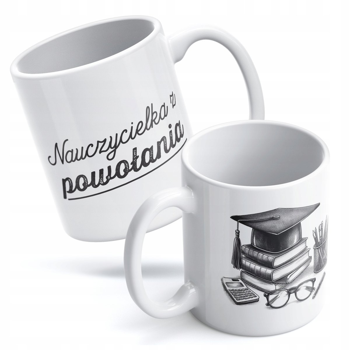 Kubek ceramiczny 330 ml Dzień Nauczyciela Nauczycielka z powołania Prezent - Bullz | Sklep EMPIK.COM