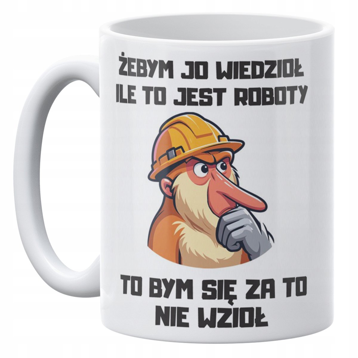 Kubek ceramiczny 330 ml Janusz Nosacz Do Pracy Zabawny Prezent - Bullz | Sklep EMPIK.COM